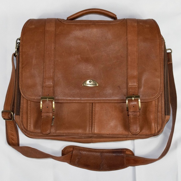 Samsonite | Bags | Samsonite Mens Messenger Briefcase Distressed | Poshmark